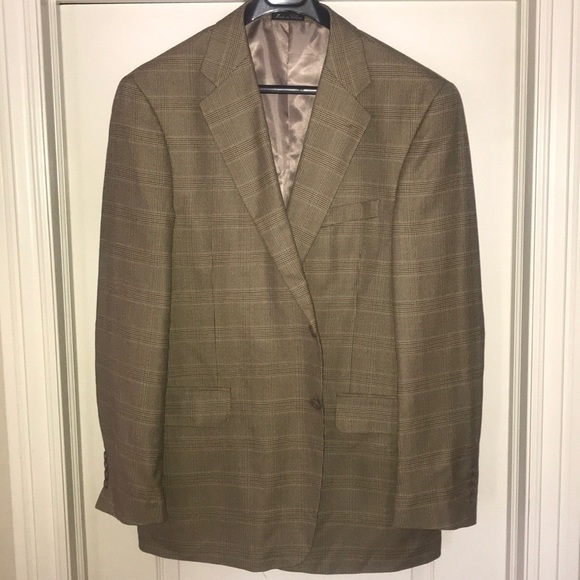 Adolfo | Suits & Blazers | 46l Adolfo Plaid Print Sport Coat | Poshmark